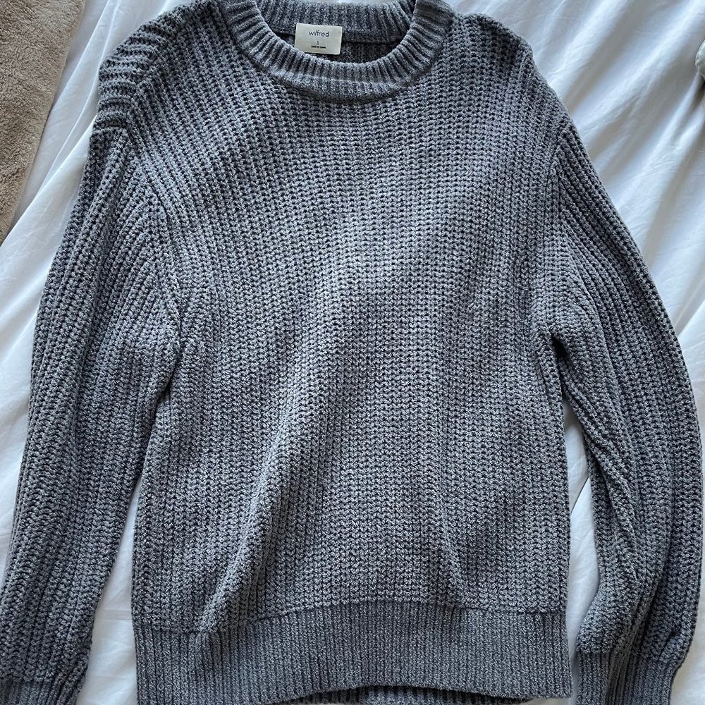 Wilfred By Aritzia Dark Grey Oversized Sweater - Gem